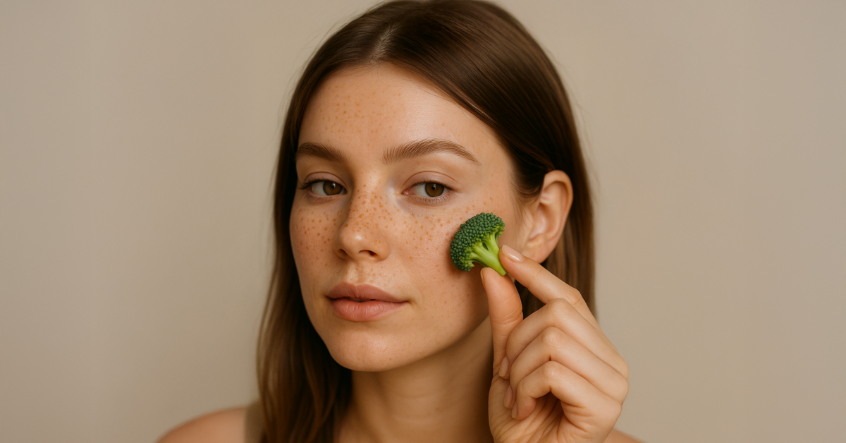 Broccoli Freckles: Natürliche Sommersprossen dank Brokkoli?